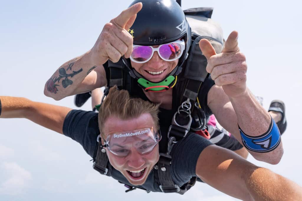 Skydiving Tandem Equipment Explained - Skydive Midwest