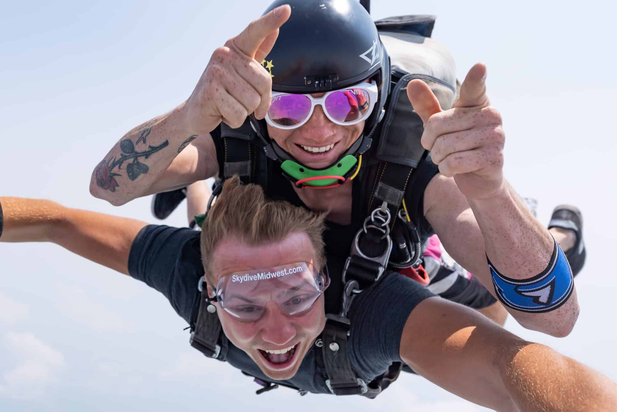 Skydiving Tandem Equipment Explained - Skydive Midwest